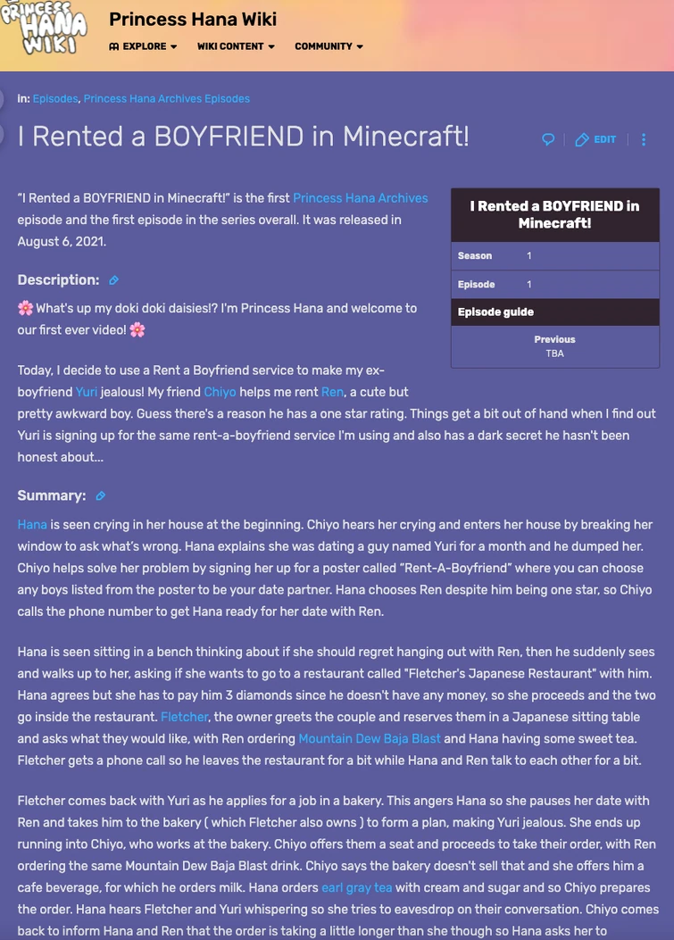 Discuss Everything About Princess Hana Wiki | Fandom