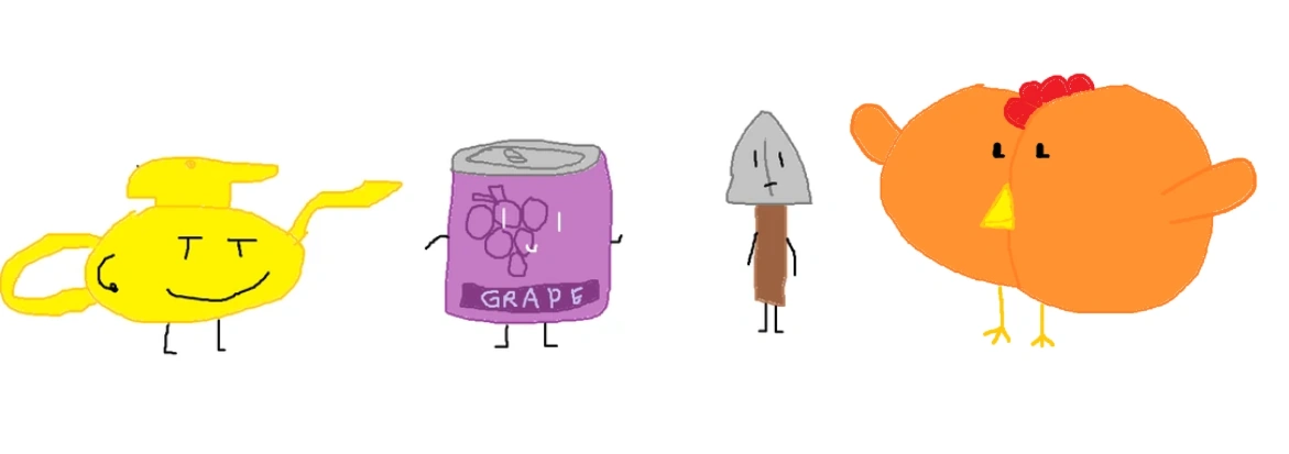 object OCs I doodled on MS Paint | Fandom