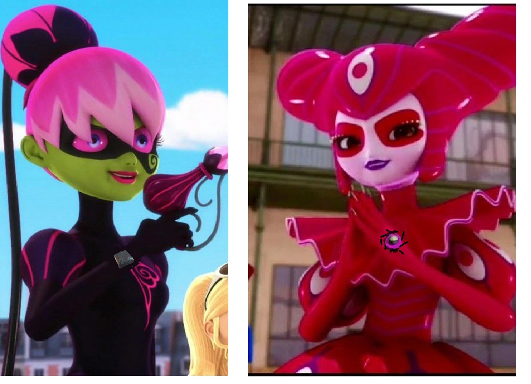 Princess Fragance and Reflekta's akumatized objects in ''Ladybug ...