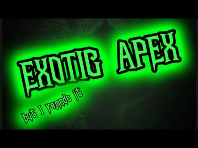 Just remade exotic apex, rate it | Fandom