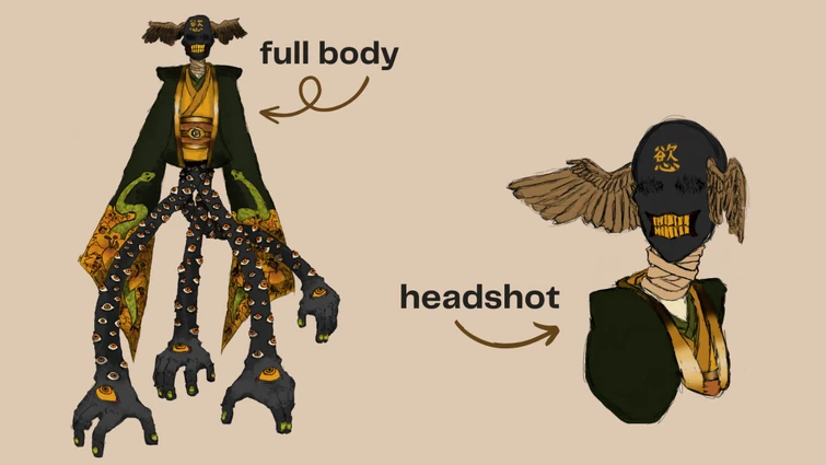 Dodomeki's concept art, drawn by her designer | Fandom