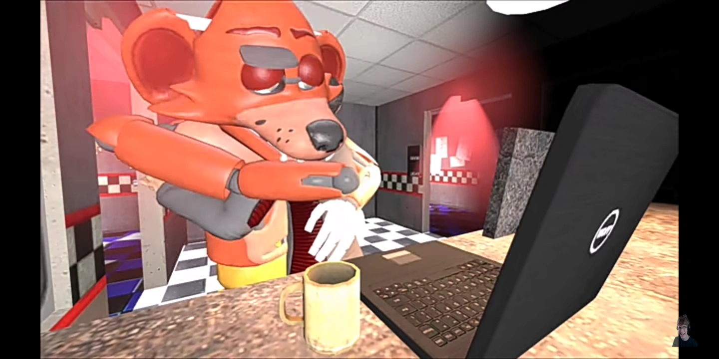 Foxy Hugging the nightguard is so cute | Fandom