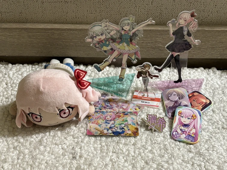 hi !! heres every official prsk stuff i own | Fandom