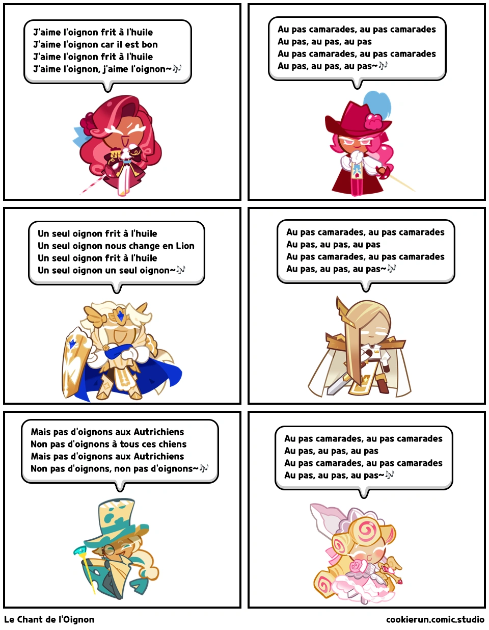 The French cookies sing Le Chant de l'Oignon | Fandom