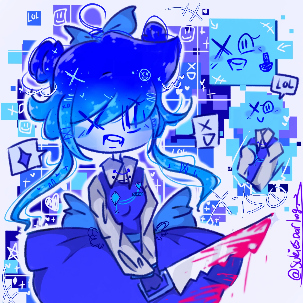 Azure scrunky | Fandom