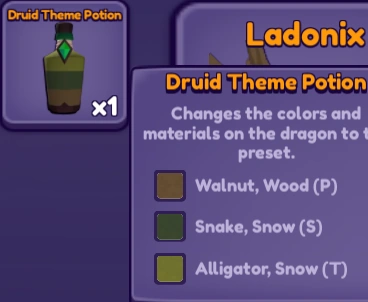 Trading 3 mut pots for druid THEME potion | Fandom