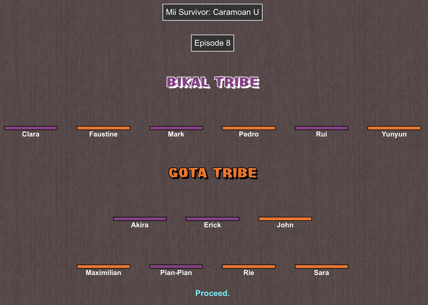 Mii Survivor: Caramoan U: Episode 8 | Fandom