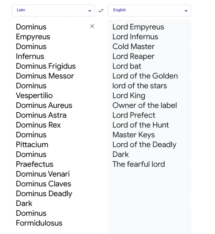 Translated The Dominus Series | Fandom