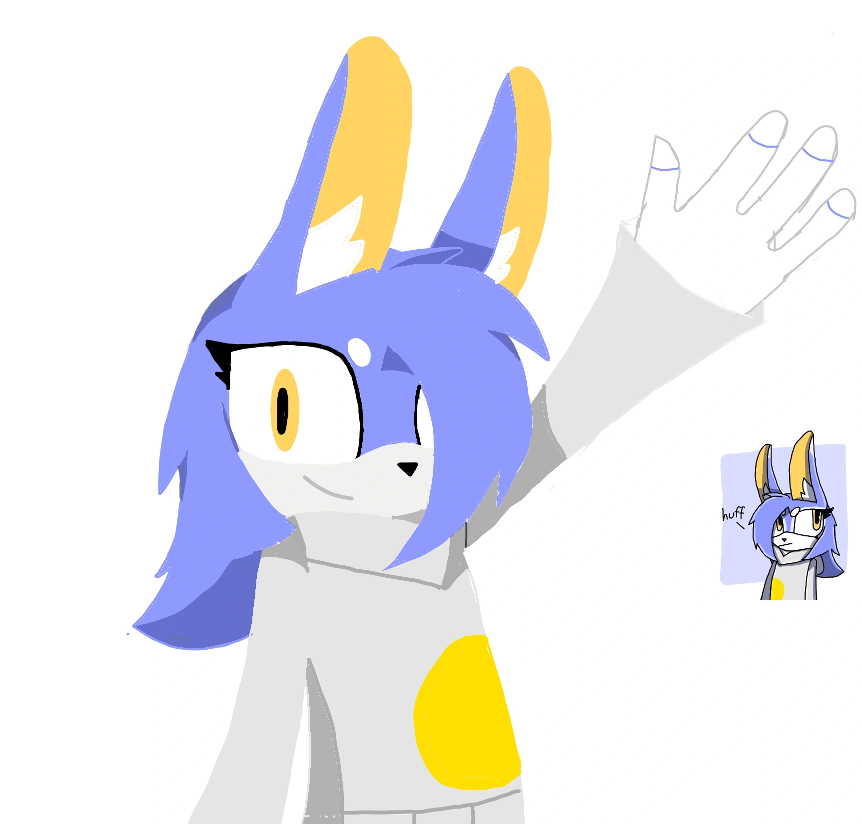 WIP of lineless art! I can't believe this is actually looking good ...