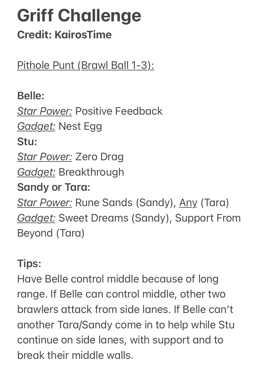 Guide for the Griff Challenge | Fandom