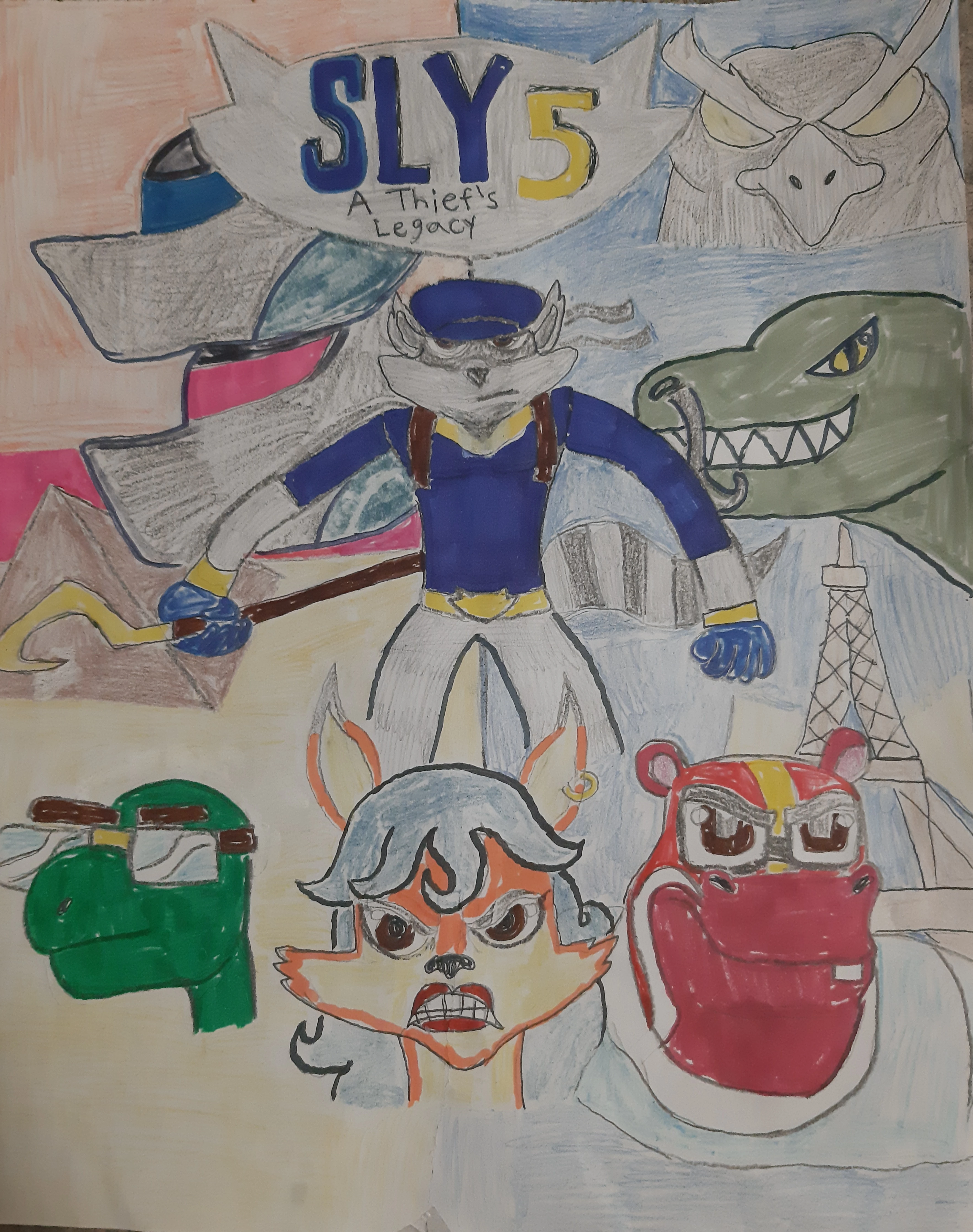 A fan made poster for the next Sly Cooper game | Fandom