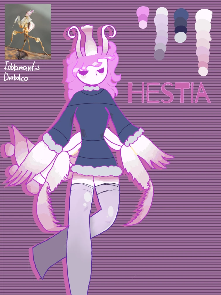 Yeye another OC, Say hello to Hestia! (After this is promise I will go back to work in all maths ...