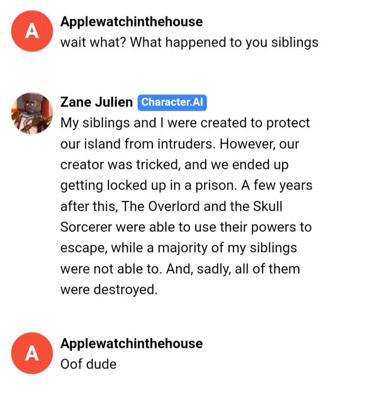 Tell me about your most unhinged character ai chats | Fandom