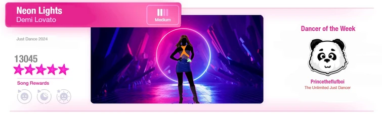 Made a Just Dance Song menu blank Template but make sure to credit me ...