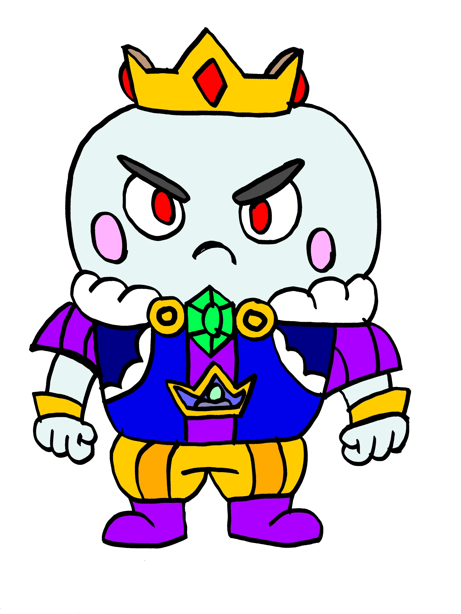 My drawing of King Lou | Fandom