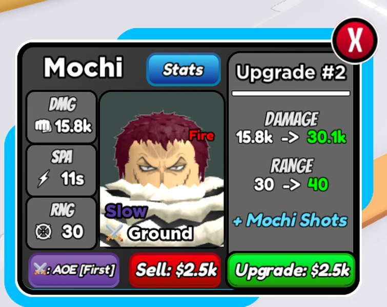 Stats of Katakuri 5 star (level one) | Fandom