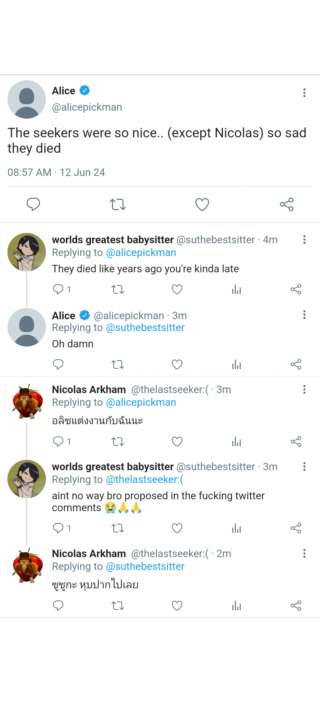 Alice is sad | Fandom