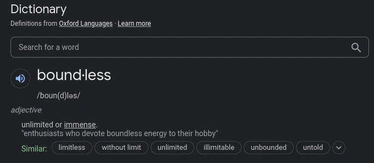 BEFORE YOU SAY A CHARACTER IS BOUNDLESS!!!! | Fandom