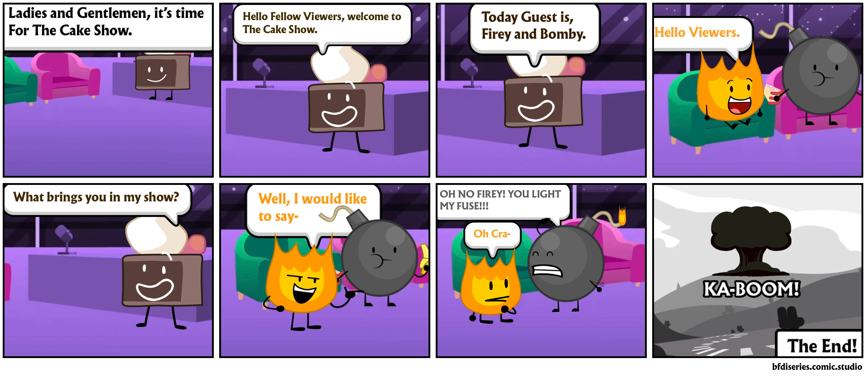 BFDI Comics: The Cake Show | Fandom