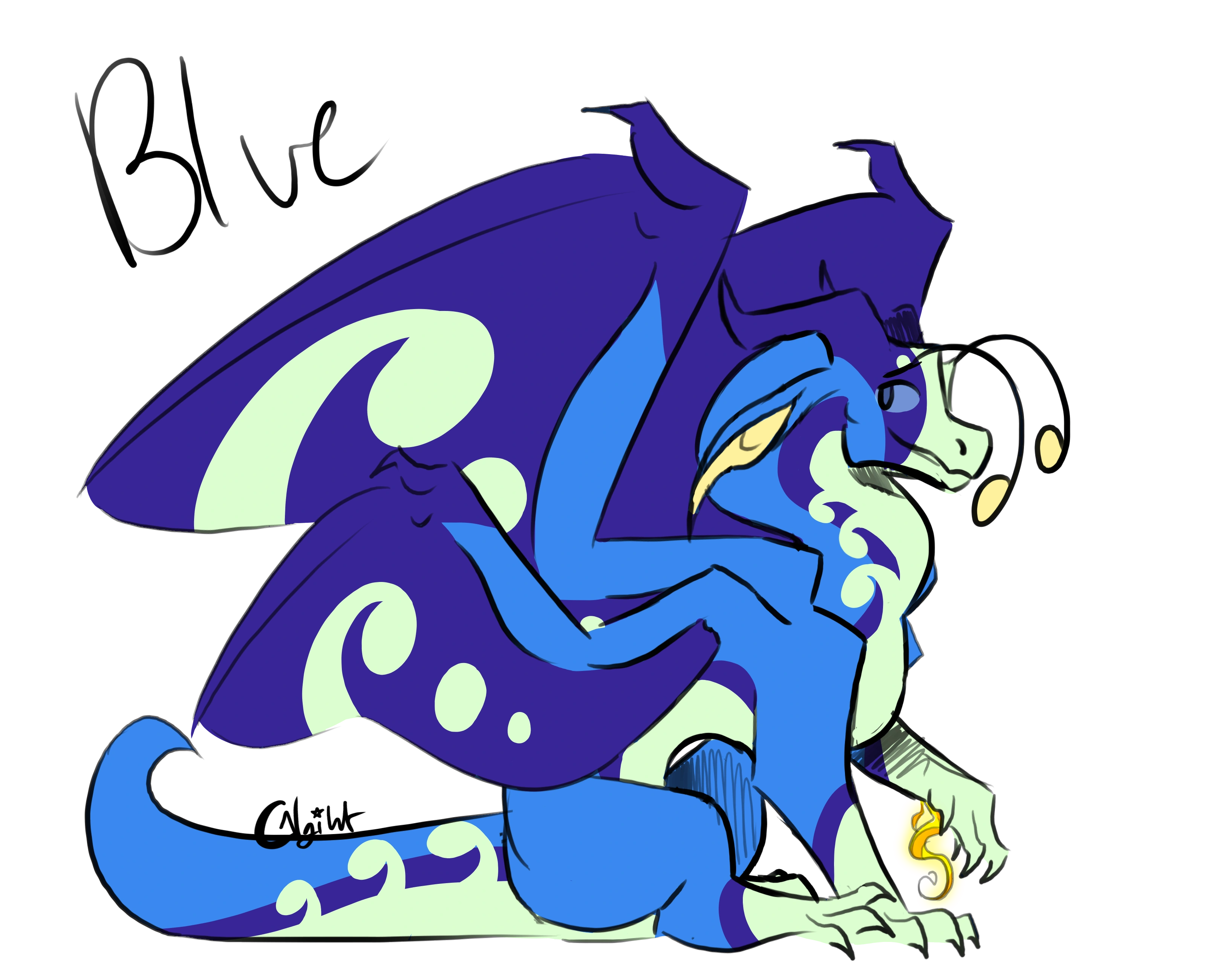 Canon Character Refs Revamped Day 15, Blue | Fandom