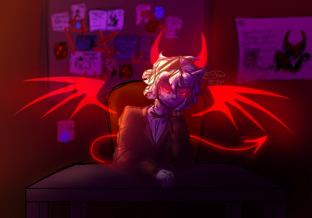 gentleman with the evil rizz stare (off topic art!!!!!!!!) | Fandom