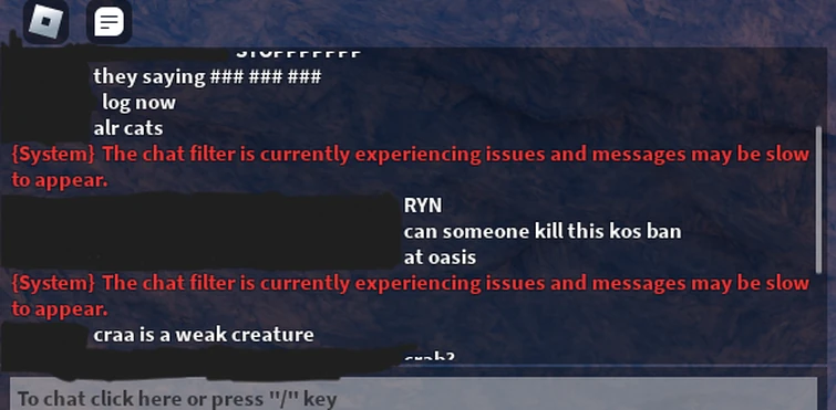 that moment when you get 3 chat filter warnings in the same server | Fandom