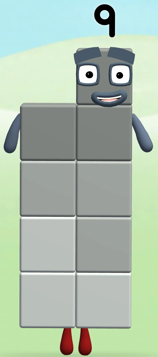 Mistake 1: 9 Has Red Legs On Meet The Numberblocks | Fandom