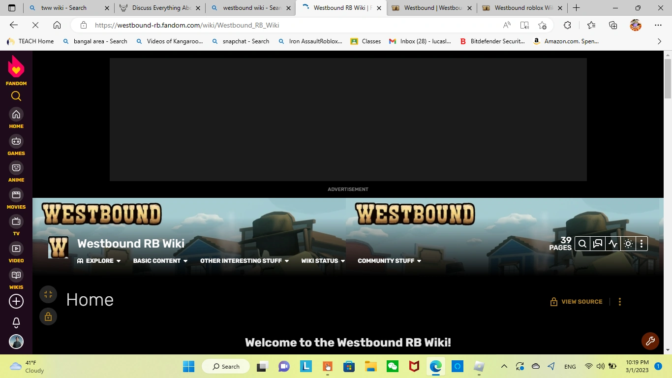 Anyone know about another Westbound wiki? | Fandom