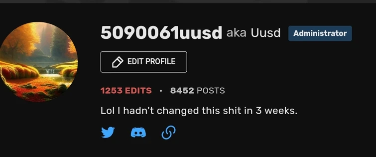 The History of the 1st User To Hit 10,000 Posts On Wikitubia, I guess ...