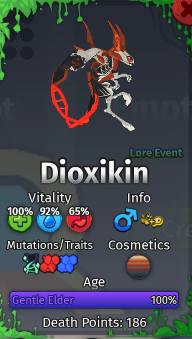 worth of spped+dmg gt Diox? | Fandom
