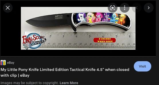 My little pony knife | Fandom