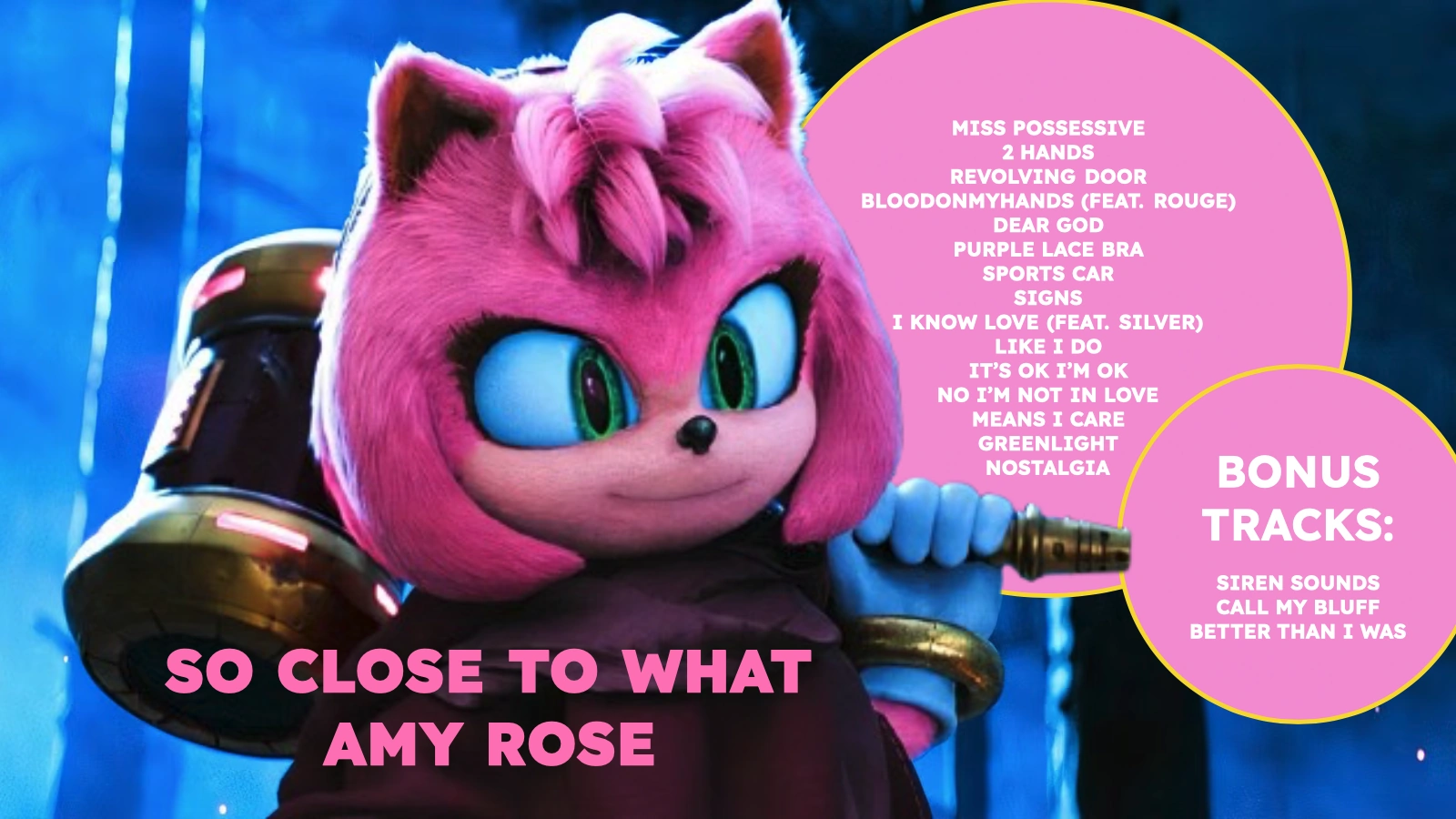 SC2W AMY ROSE TRACKLIST LEAK | Fandom