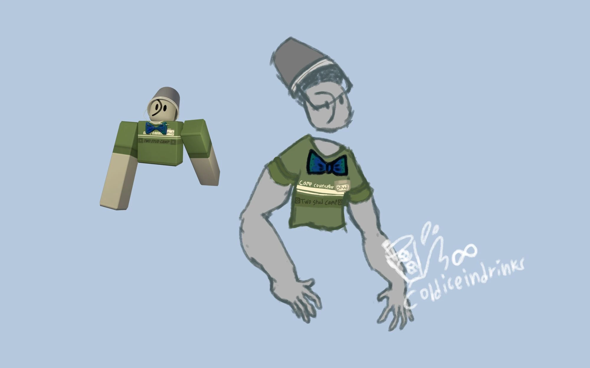 I drew Spud | Fandom