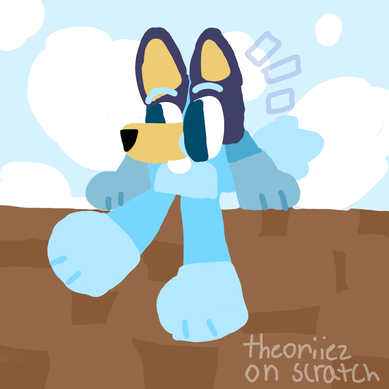 bluey fanart! (note that theoriiez is my scratch acc) | Fandom