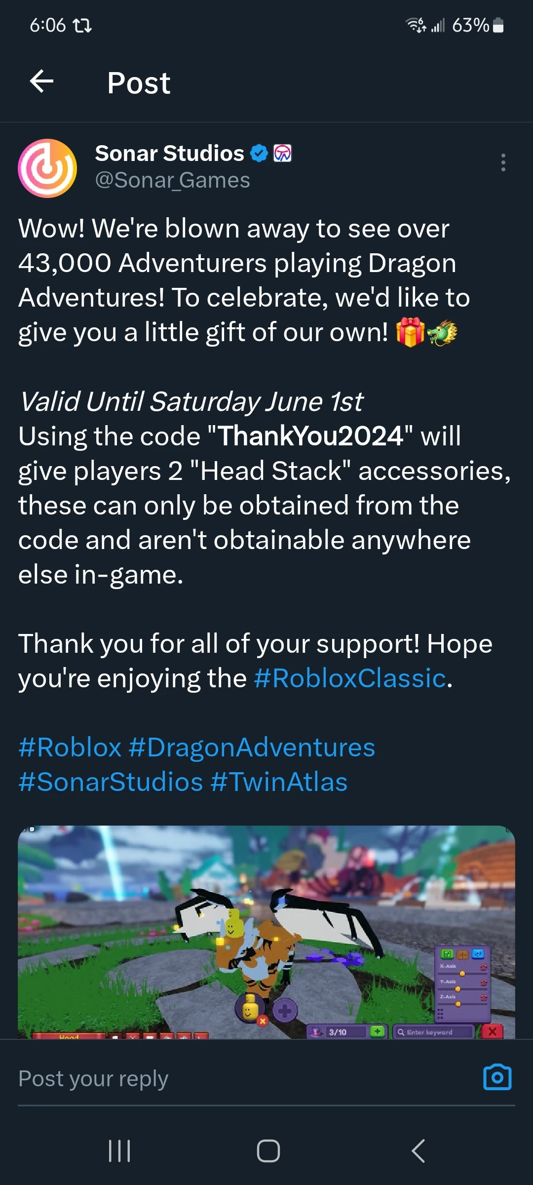 New code! | Fandom
