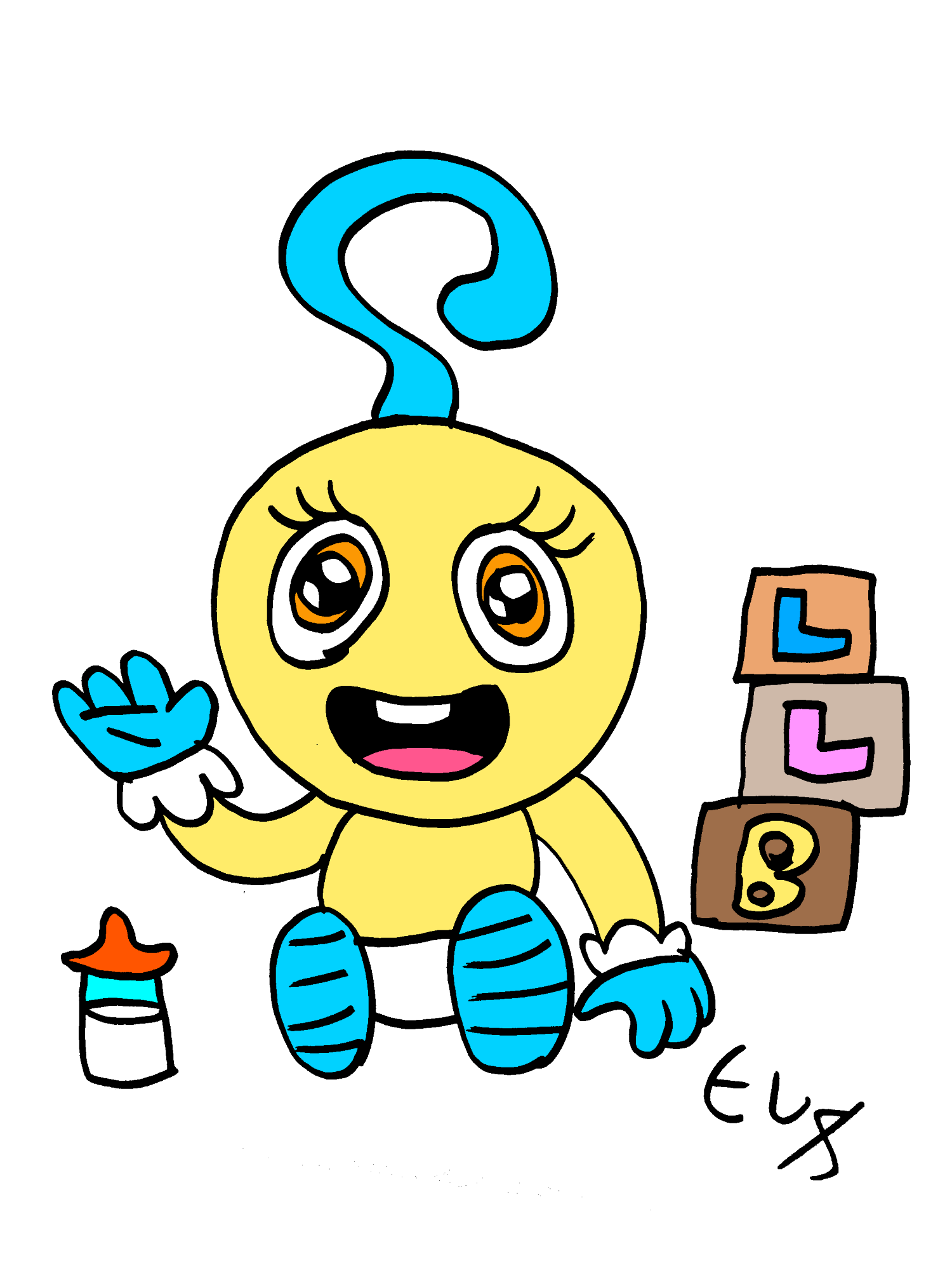 My drawing of Baby Long Legs | Fandom