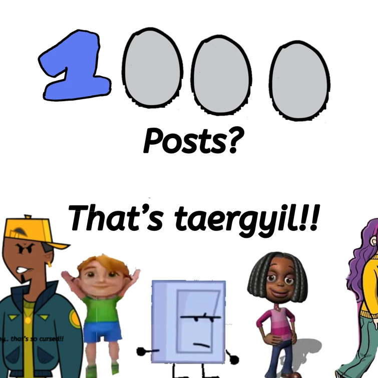 One thousandth post | Fandom