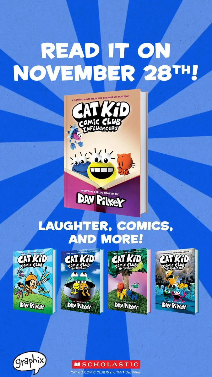 Cat Kid Comic Club: Influencers comes out in ONE WEEK + SNEAK PEEK ...