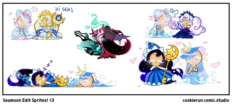 SeaMoon sprites edits 🌙🌊💙 | Fandom