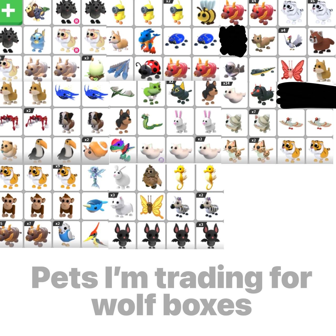 Trading for wolf boxes :] | Fandom