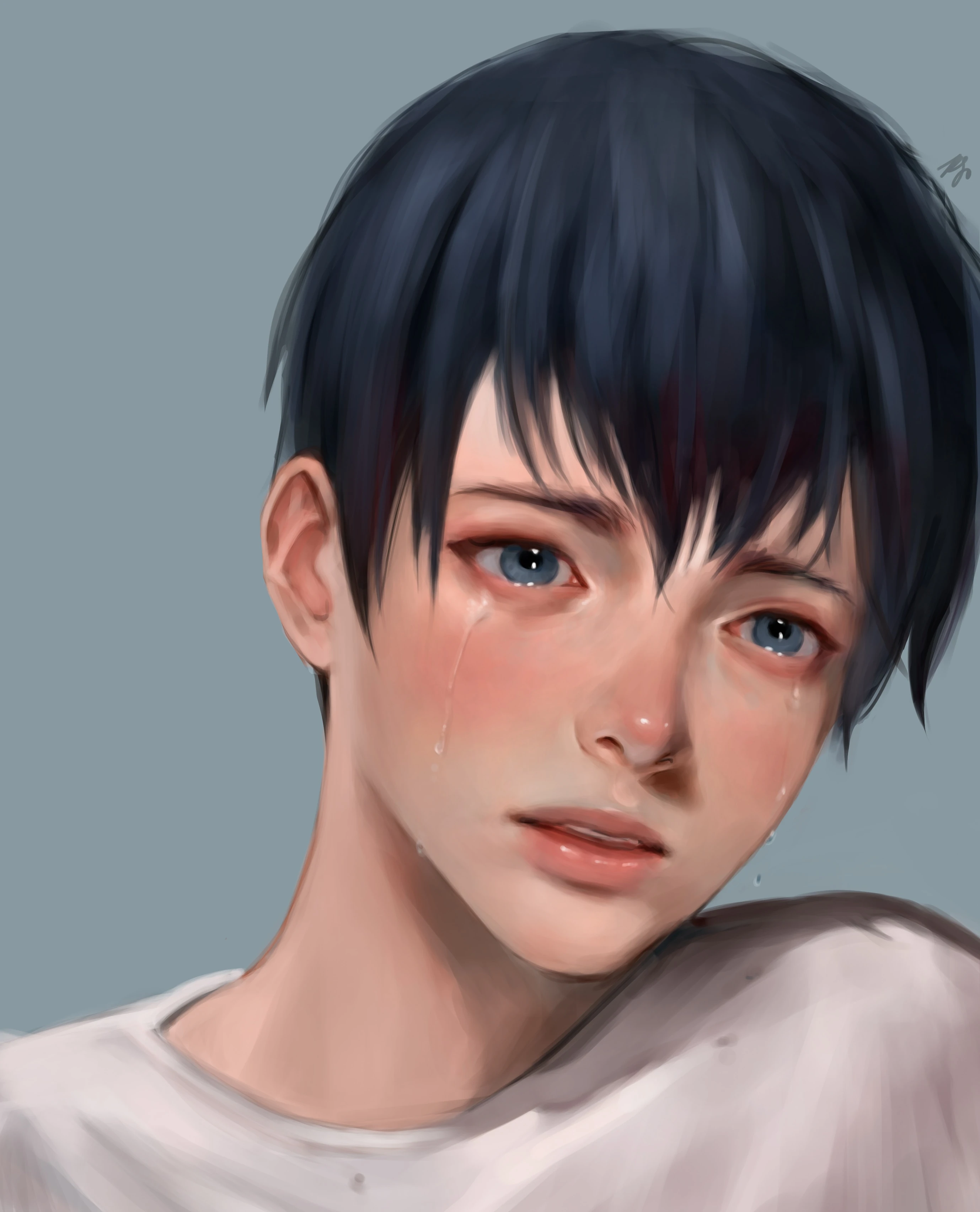 Sad Kageyama, by me | Fandom