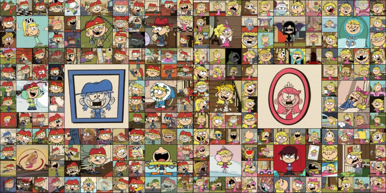 Collages of The Loud Twins in Season 1 episodes. | Fandom