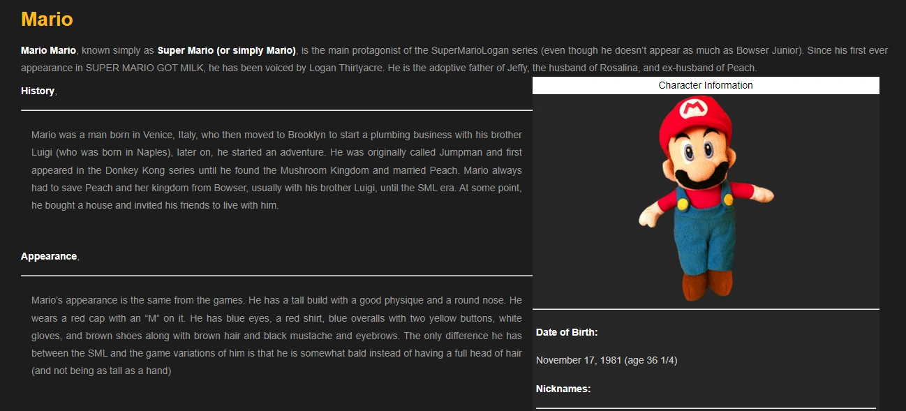 did you know that sml originally had a official wiki | Fandom