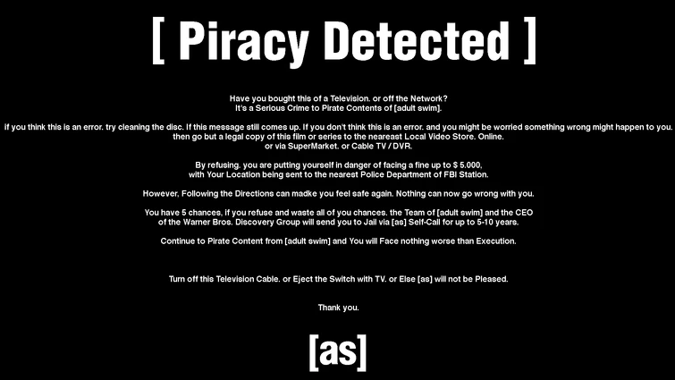 Discuss Everything About Anti Piracy Screen Wiki | Fandom