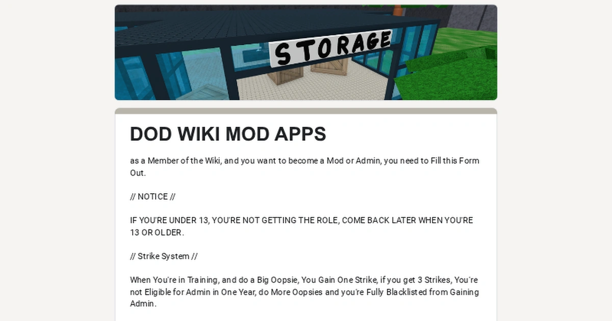 mod applications :fire: | Fandom