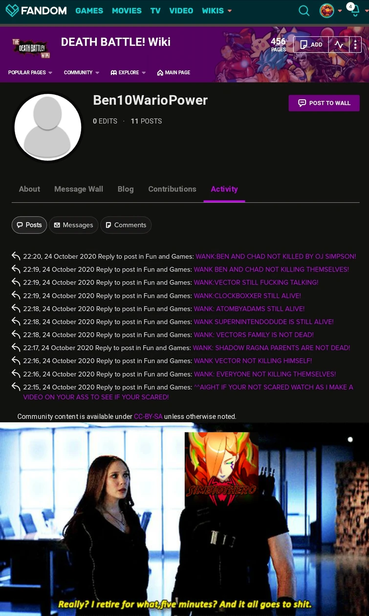 All posts by Simbiothero | Fandom