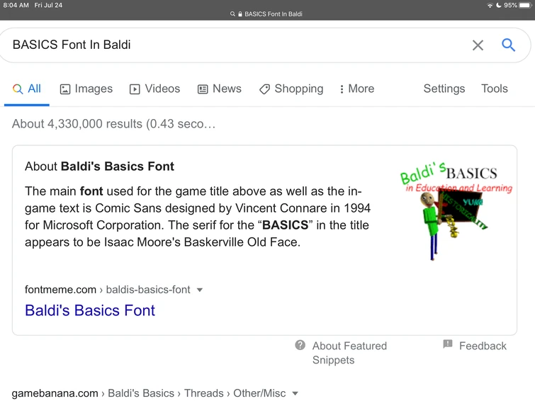 Anyone know what font the "BASICS" part of the logo is written in? | Fandom