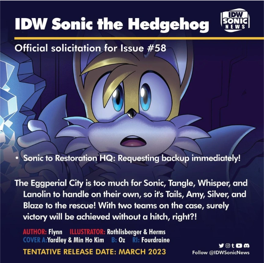 Theory about Sonic issue #58 | Fandom