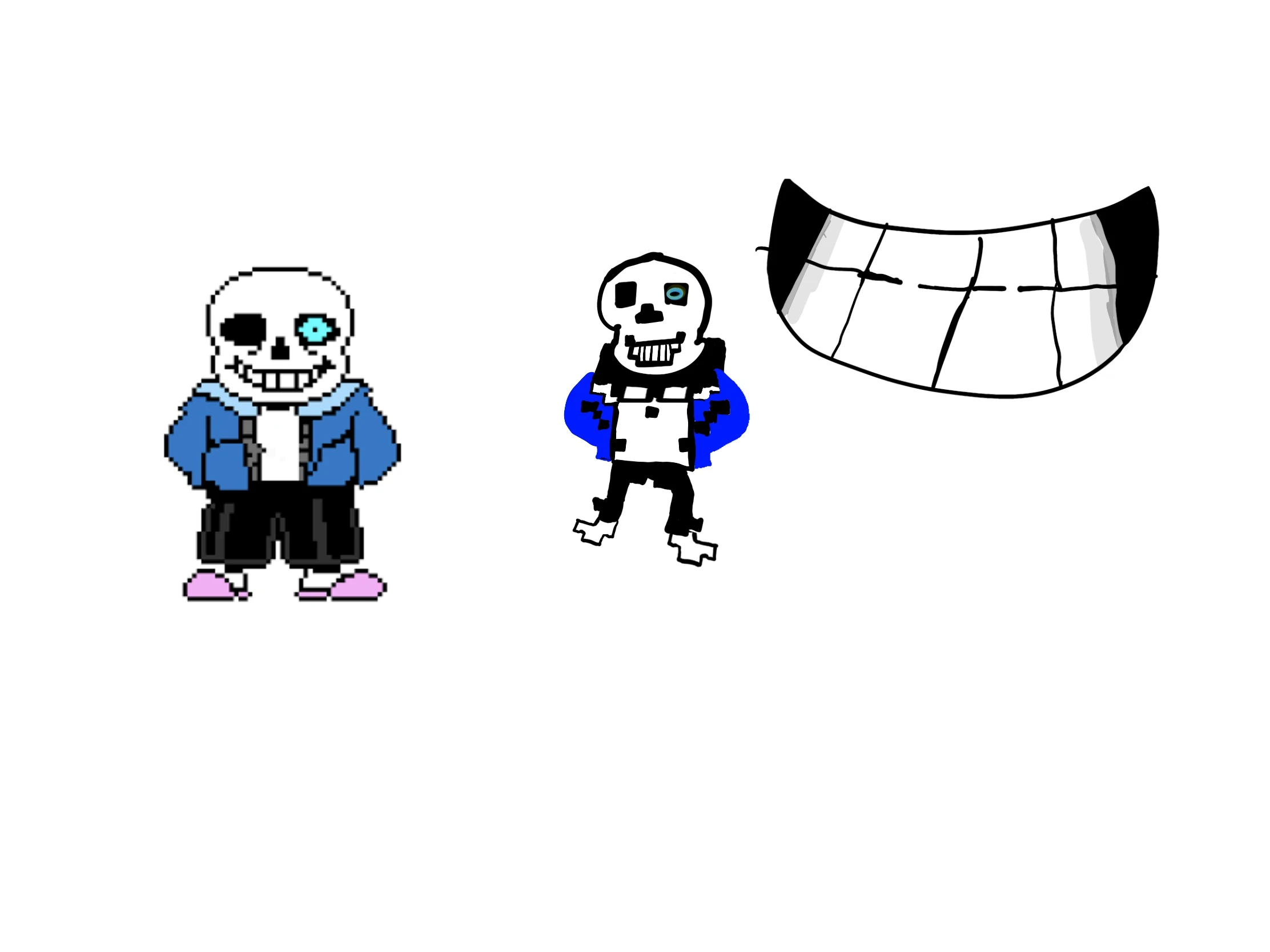 Random drawing drawing of sans and creepy smile | Fandom