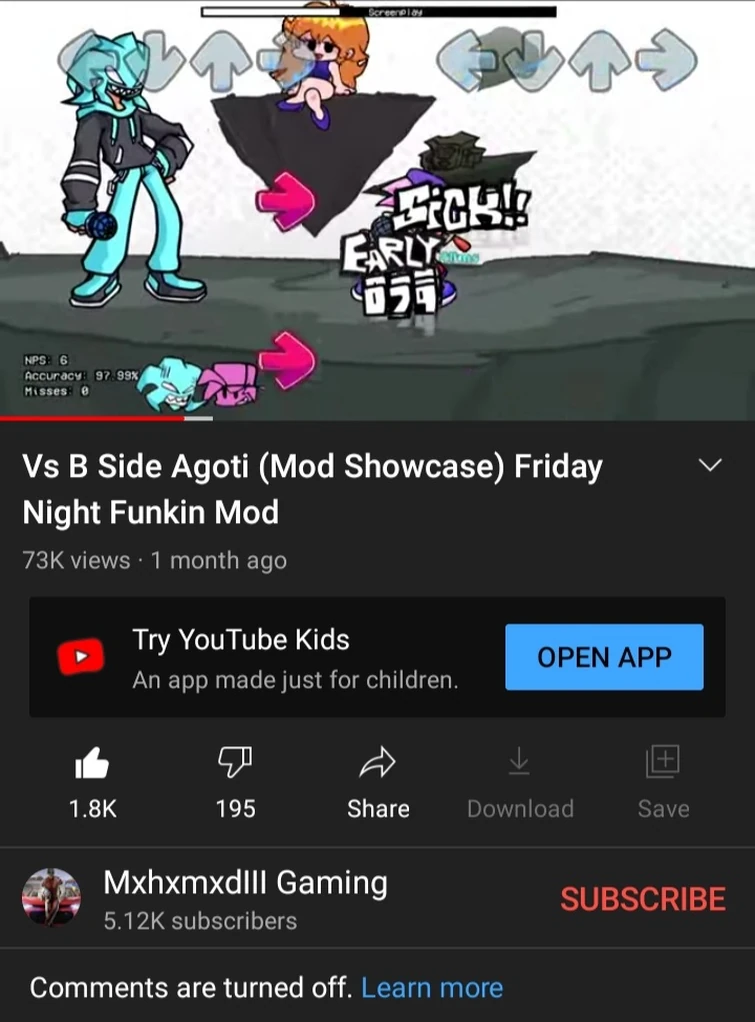 fnf: is *intended to be 13+ beacuse of swearing, mild violence and ...